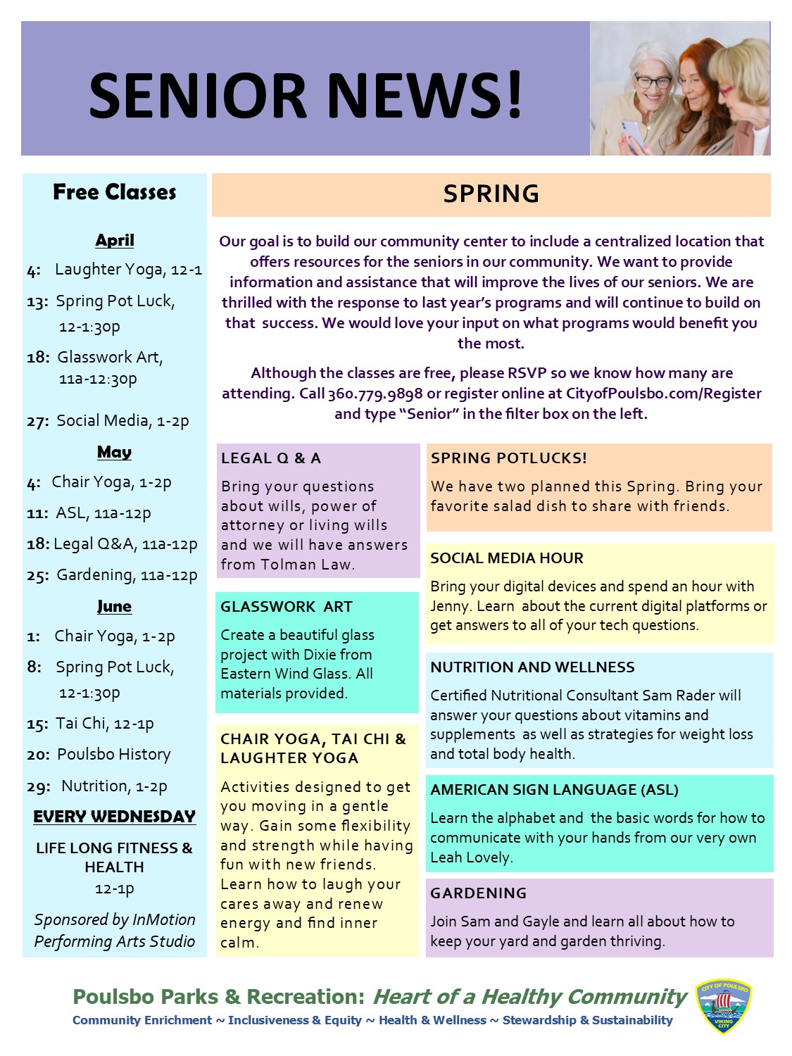 Parks & Recreation > Class & Activity Brochure | City of Poulsbo